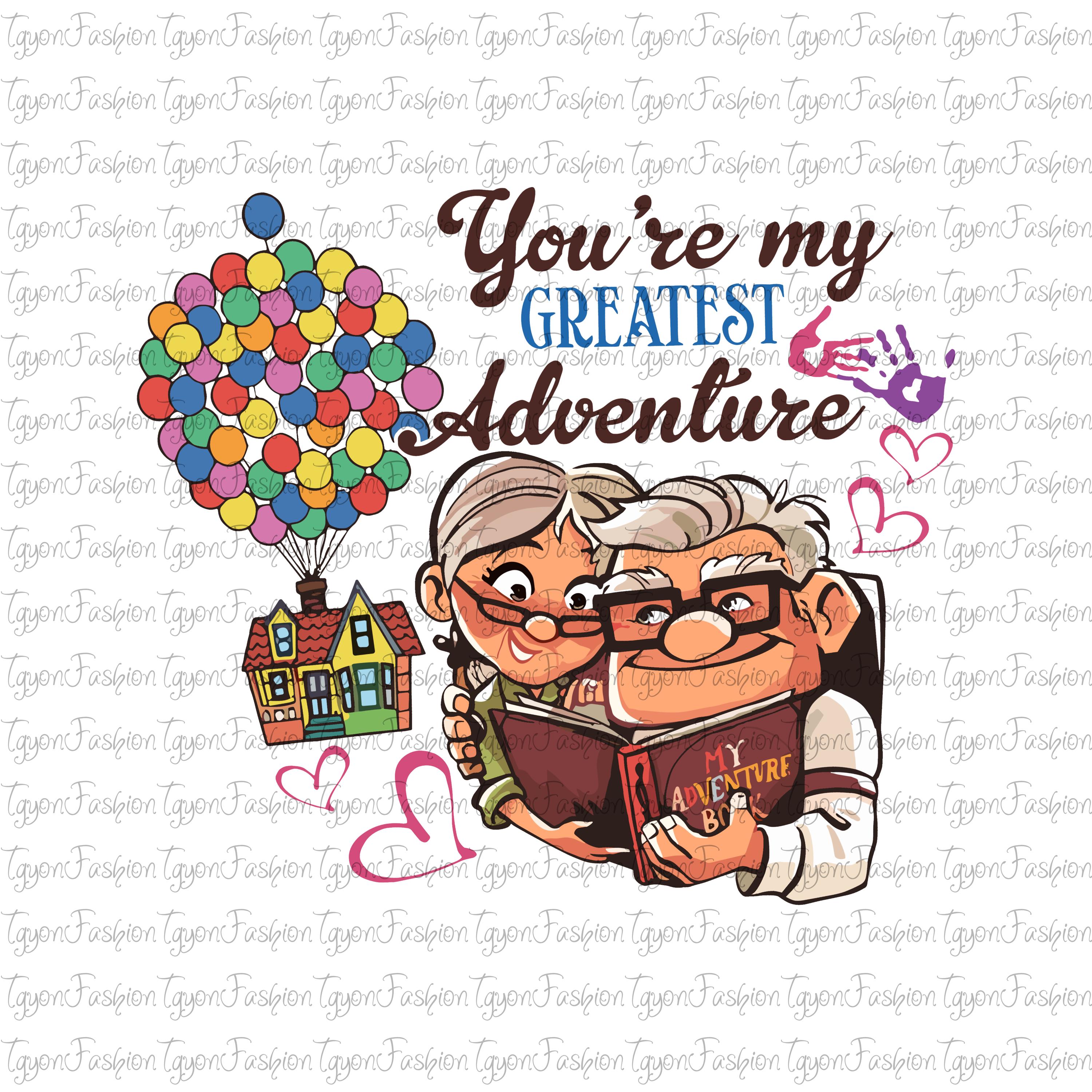 Disney up Png, Carl and Ellie Png, up Movie Png, Adventure Awaits ...