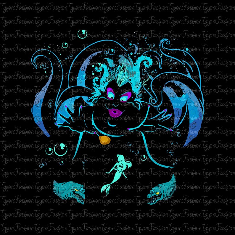 Disney Villains Ursula Png,the Little Mermaid Ursula Png,disney Ariel ...