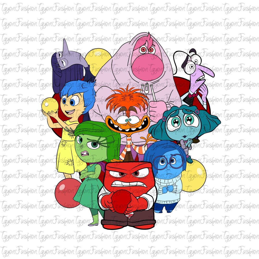 Disney Inside Out Characters Png,inside Out 2 Png, It's Okay to Feel ...