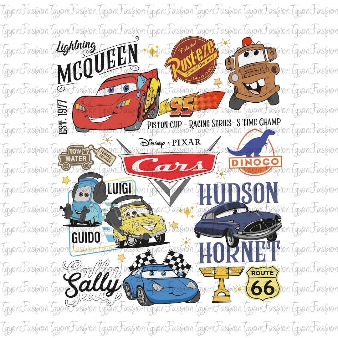 Disney Cars Friends Png, Pixar Lightening Mcqueen Png, Mcqueen Kids Png ...