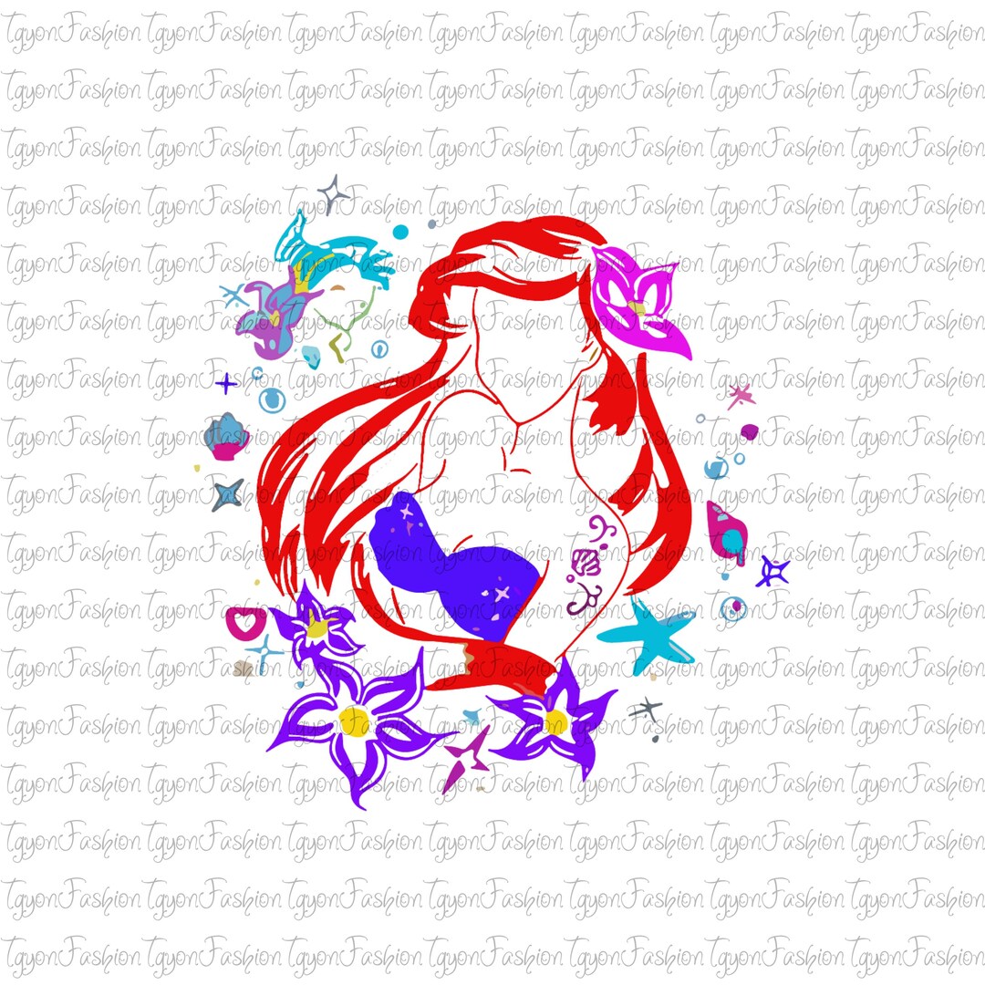 Disney Ariel the Little Mermaid Png, Little Mermaid Png, Disney ...