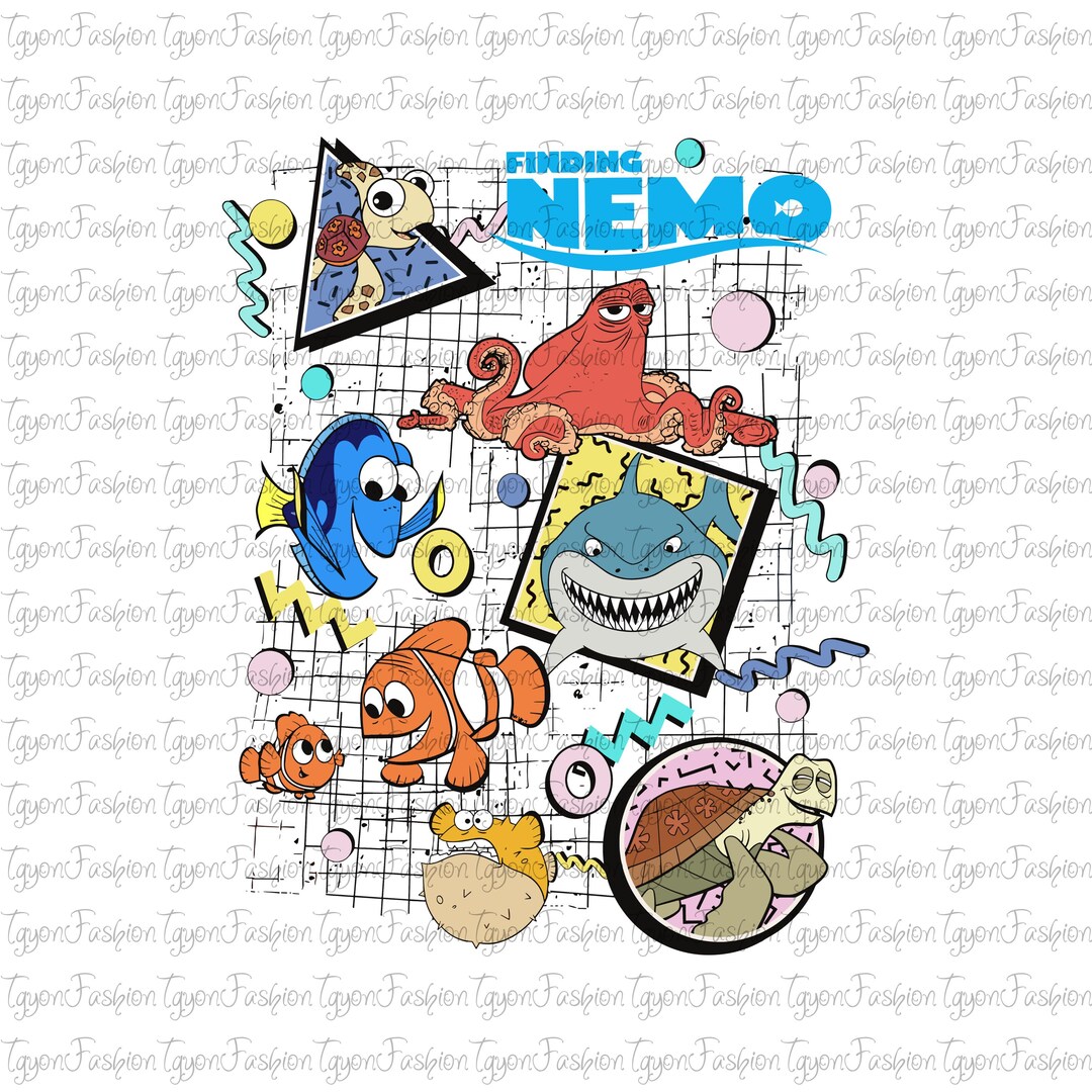 Disney Finding Nemo Friends Png, Finding Nemo Matching Png, Finding ...