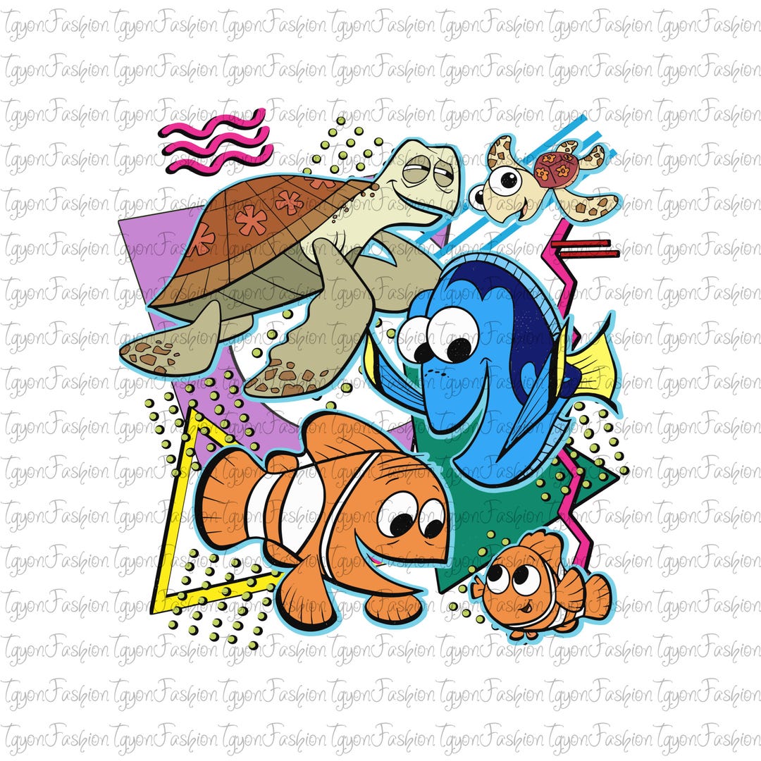 Disney Finding Nemo Friends Png, Finding Nemo Matching Png, Finding ...