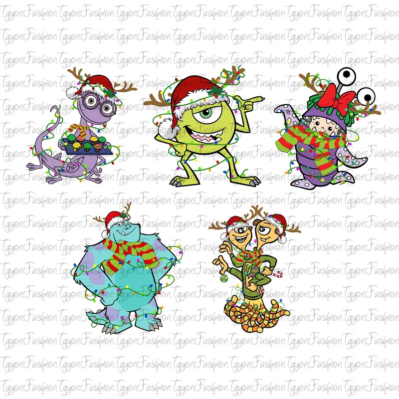 Mosters Inc Christmas - Etsy