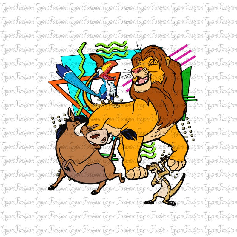 Disney Lion King Characters Png, Hakuna Matata Png, Simba and Nala Png ...