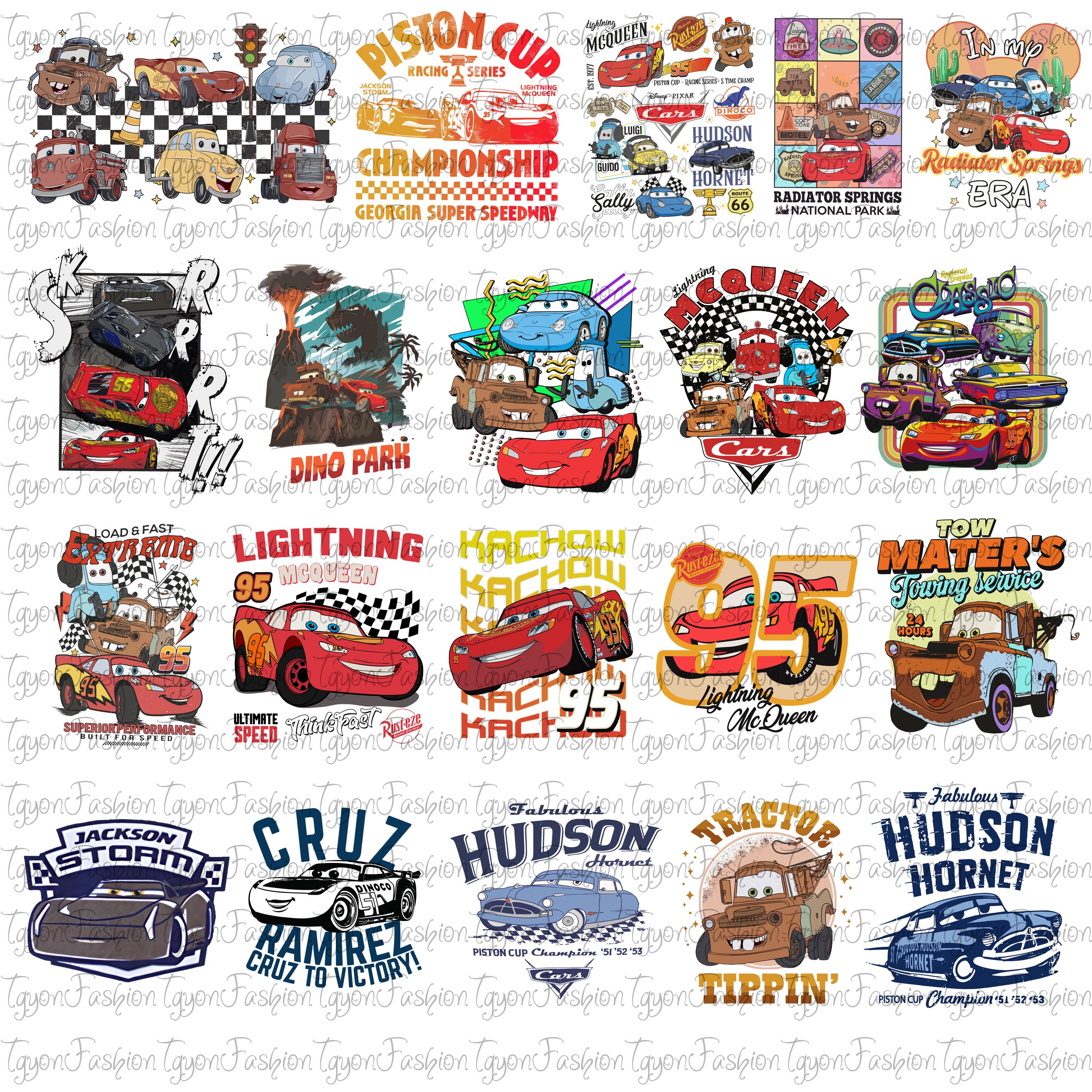 Disney Cars Friends Bundle Png, Pixar Lightening Mcqueen Png,mcqueen ...
