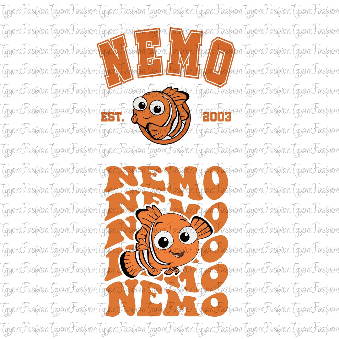 Disney Finding Nemo Characters Bundle Png, Finding Nemo Matching Png ...