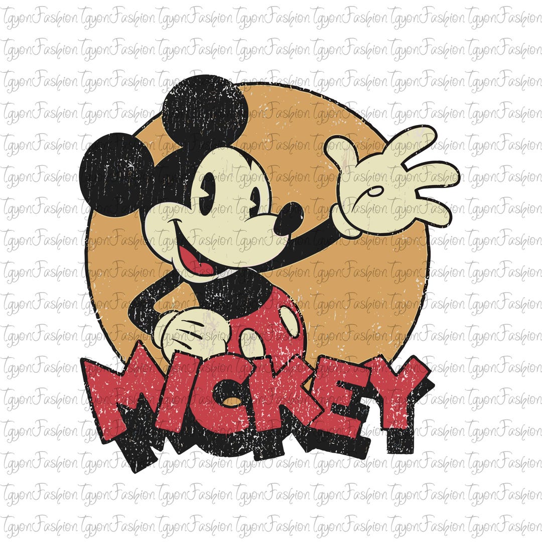 Disney Vintage Mickey Mouse Png, Mickey Birthday Png, Mickey Mouse Png ...