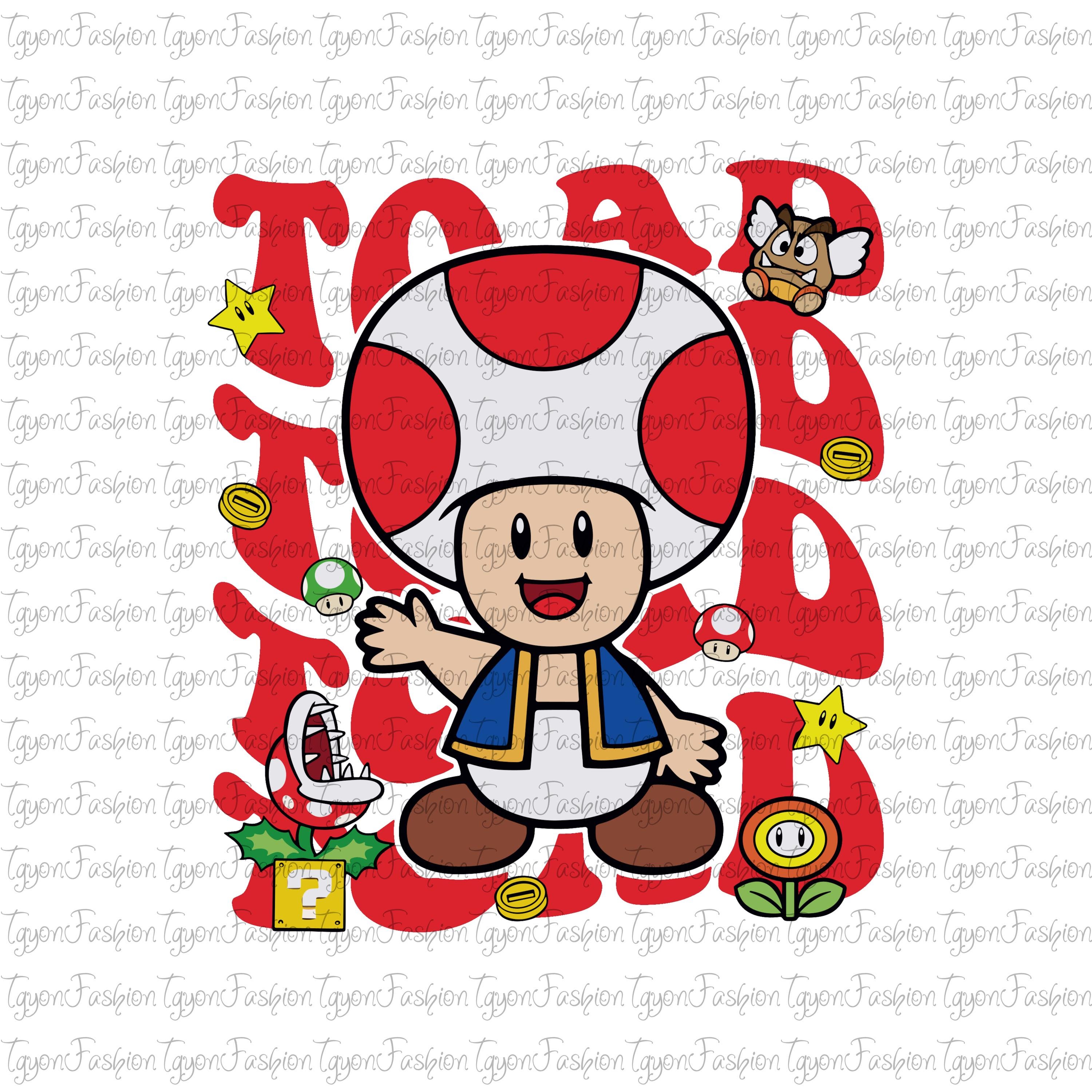 Super Mario Toad Png, Super Mario Birthday Png, Super Mario Family Png ...