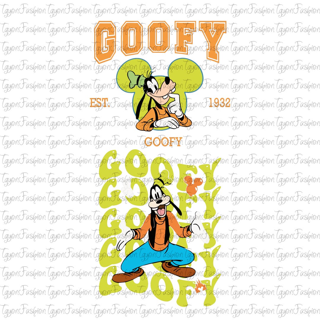 Disney Mickey and Friends Bundle Png, Disney Goofy Est 1924 Png, Mickey ...