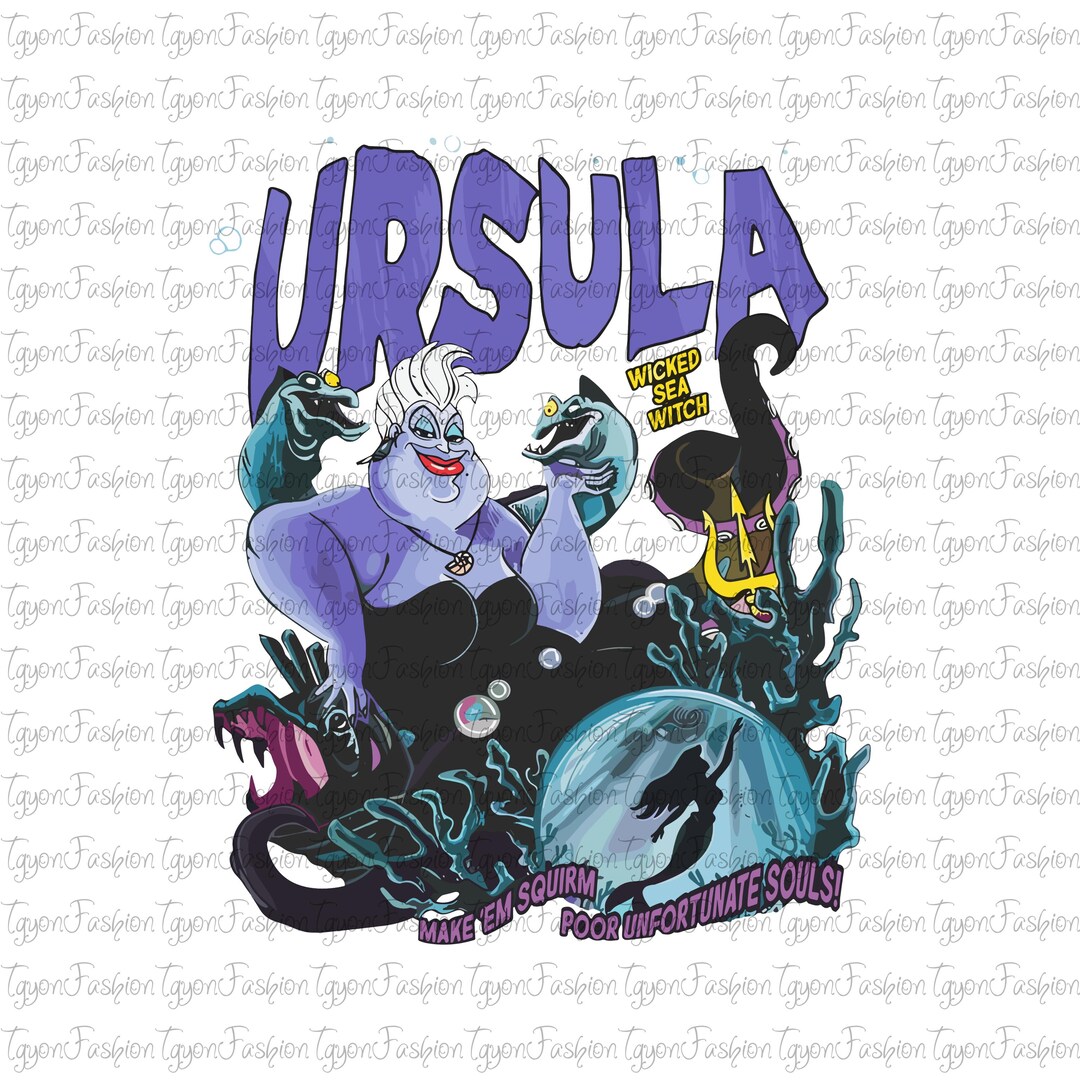 Disney Villains Ursula Png,the Little Mermaid Ursula Png,disney Ariel ...