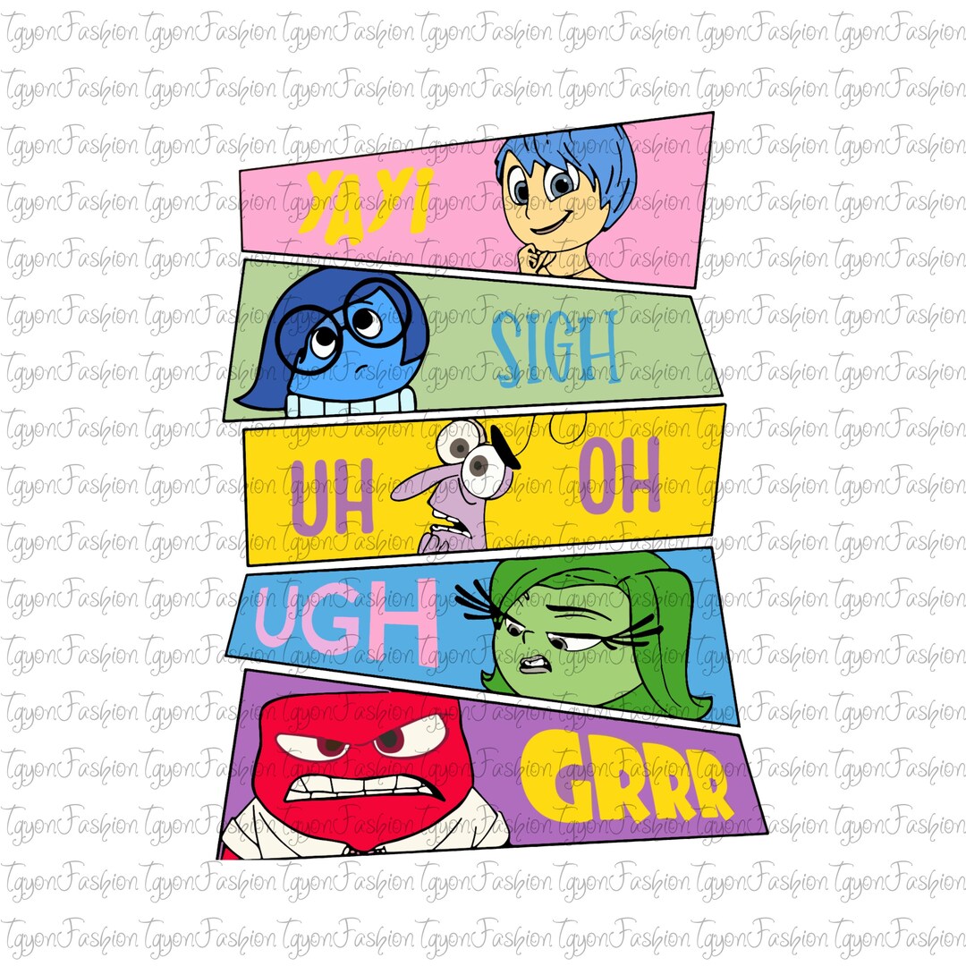 Disney Inside Out Characters Png,inside Out 2 Png, It's Okay to Feel ...