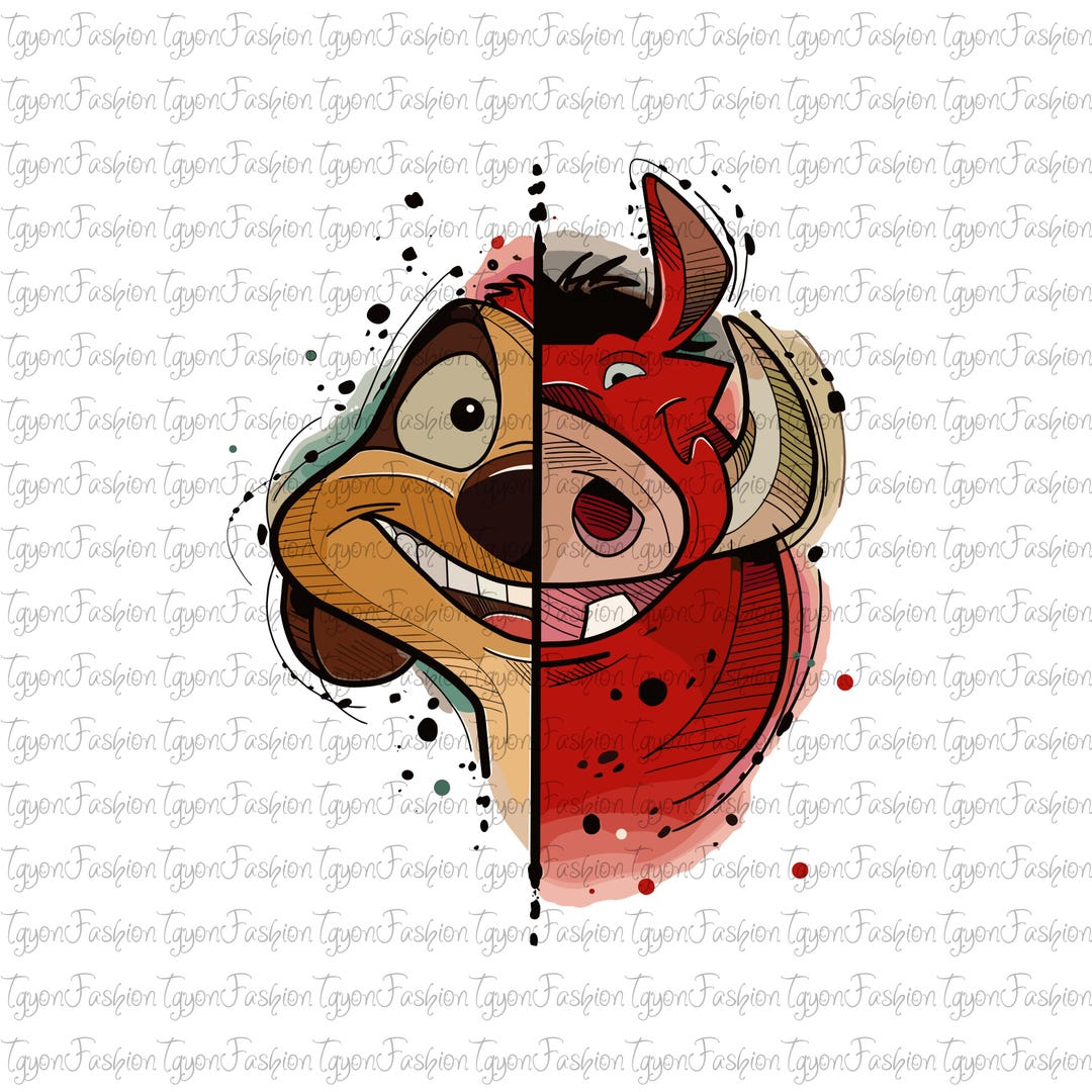 Disney Lion King Watercolor Png, Hakuna Matata Png, Timon and Pumbaa ...