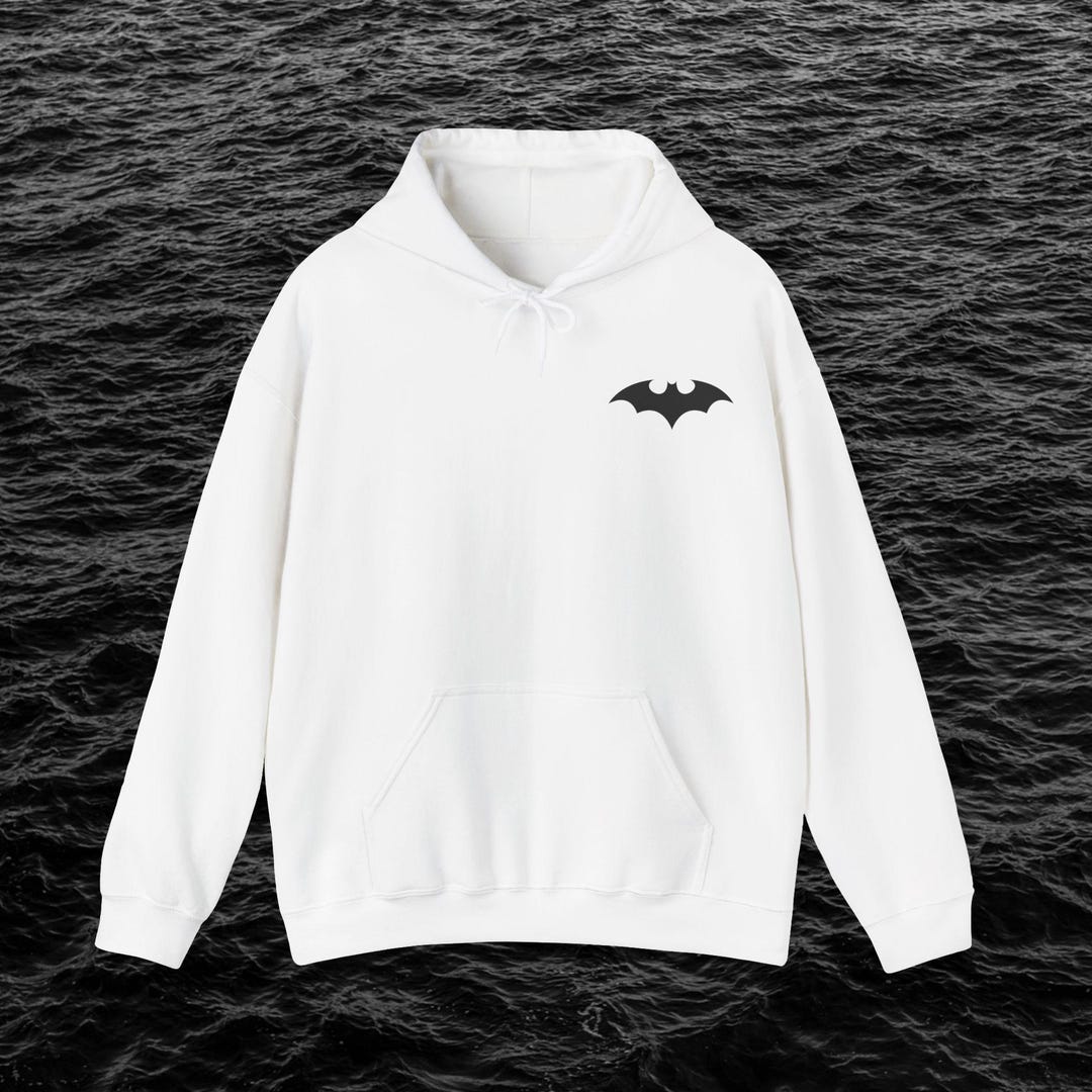 Batman Logo DC Super Hero Hoodie, Dark Knight Sweatshirt, Comic Book ...