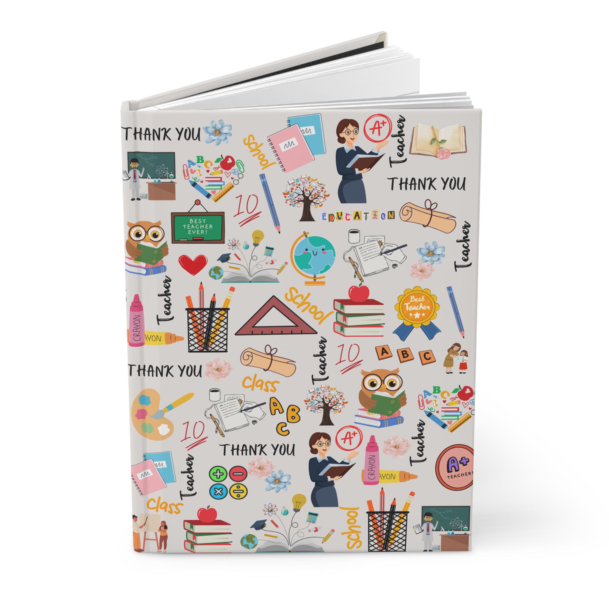 Teacher Appreciation Hardcover Journal | Thank You Gifts, Teacher Notes ...
