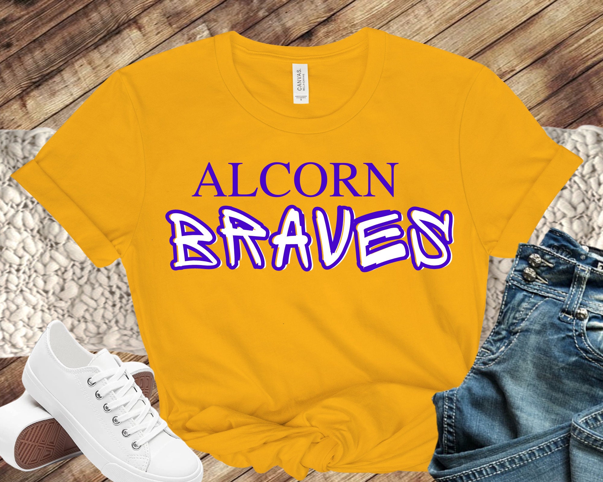 Alcorn State University Braves Shirt - Etsy