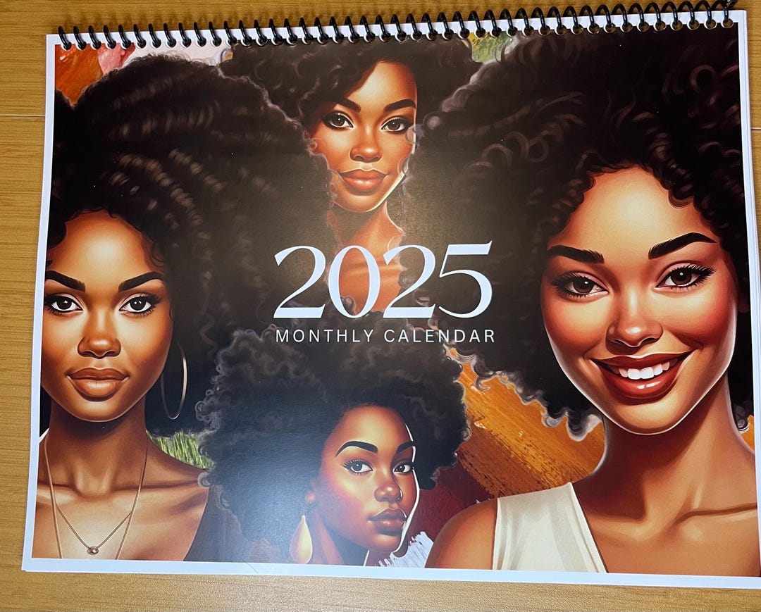 Black Girls of Excellence Calendar 2025 - Etsy