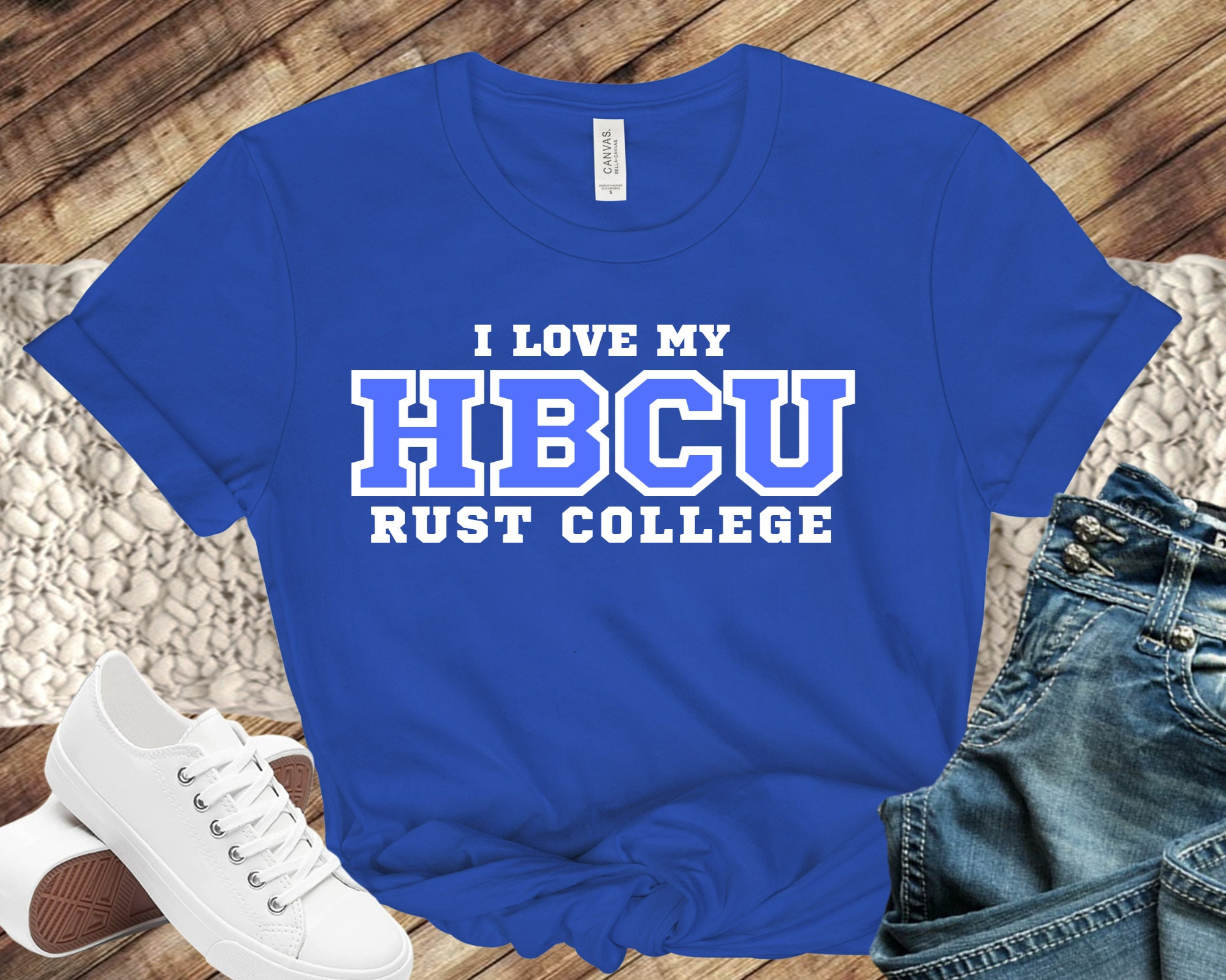 I Love My HBCU Rust College - Etsy