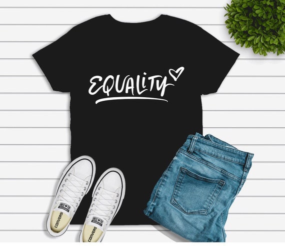 Equality Shirt With Heart | Etsy