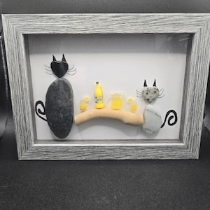 Lemonade Stand Cats Shadow Box Art - Etsy