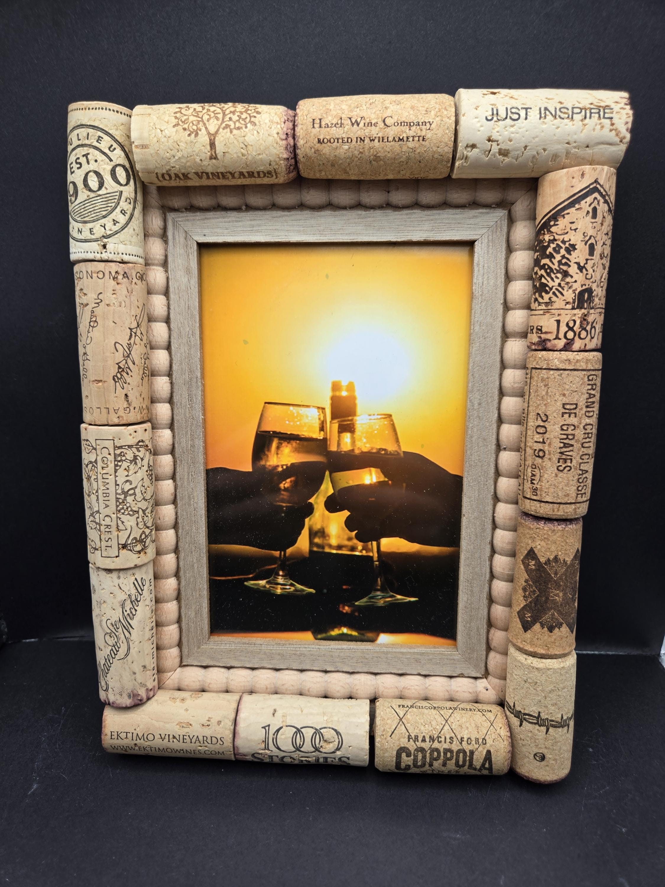 Custom Wine Corks Picture Frame 4 X 6 - Etsy
