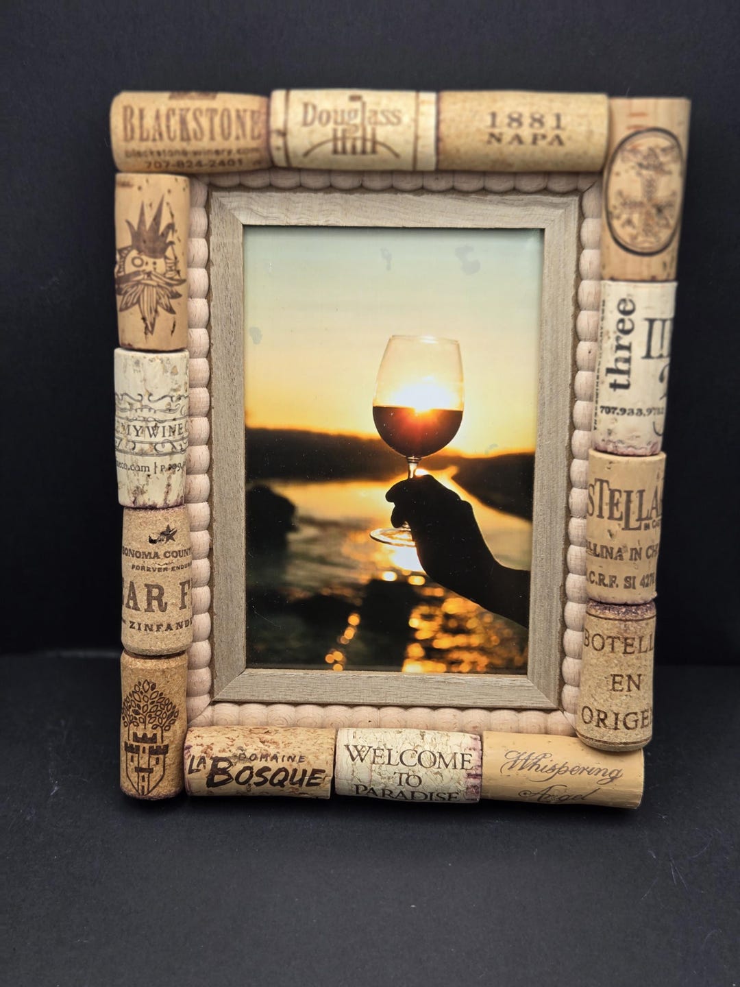 Custom Wine Corks Picture Frame 4 X 6 - Etsy