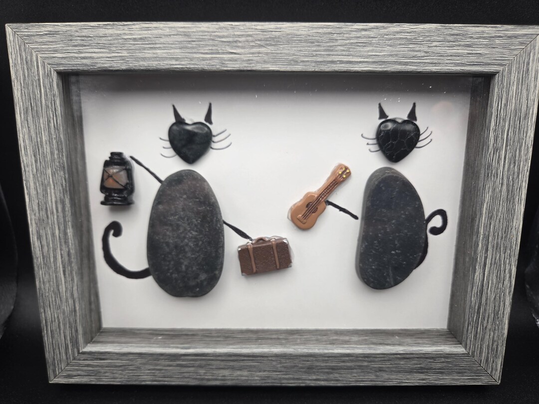 Hobo Cats Shadow Box Art - Etsy