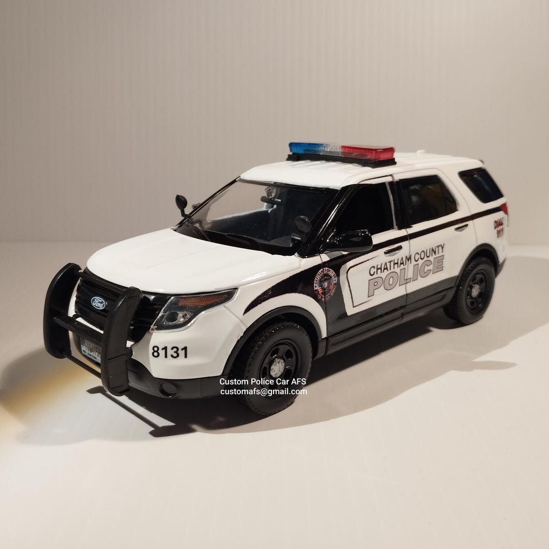 Chatham County Police Model Car 2015 Ford Explorer 1:24 Scale With ...