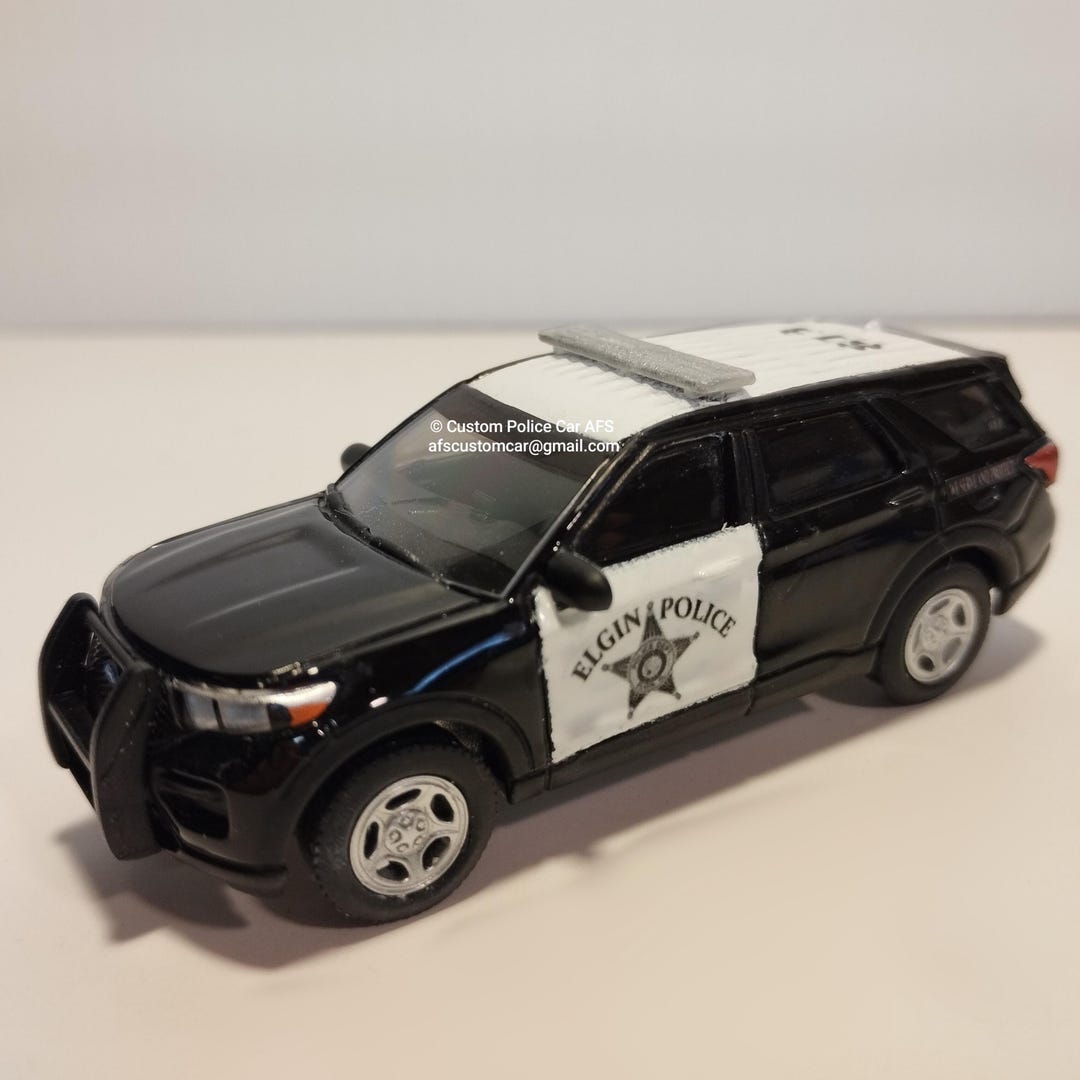 Elgin Police Model Car Diecast 2022 Ford Explorer 1:24 Scale / Custom ...