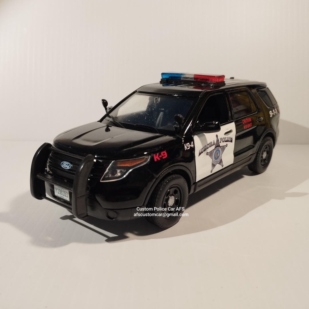 Aurora (IL) Police K9 Police Model Car 2015 Ford Explorer With Working ...