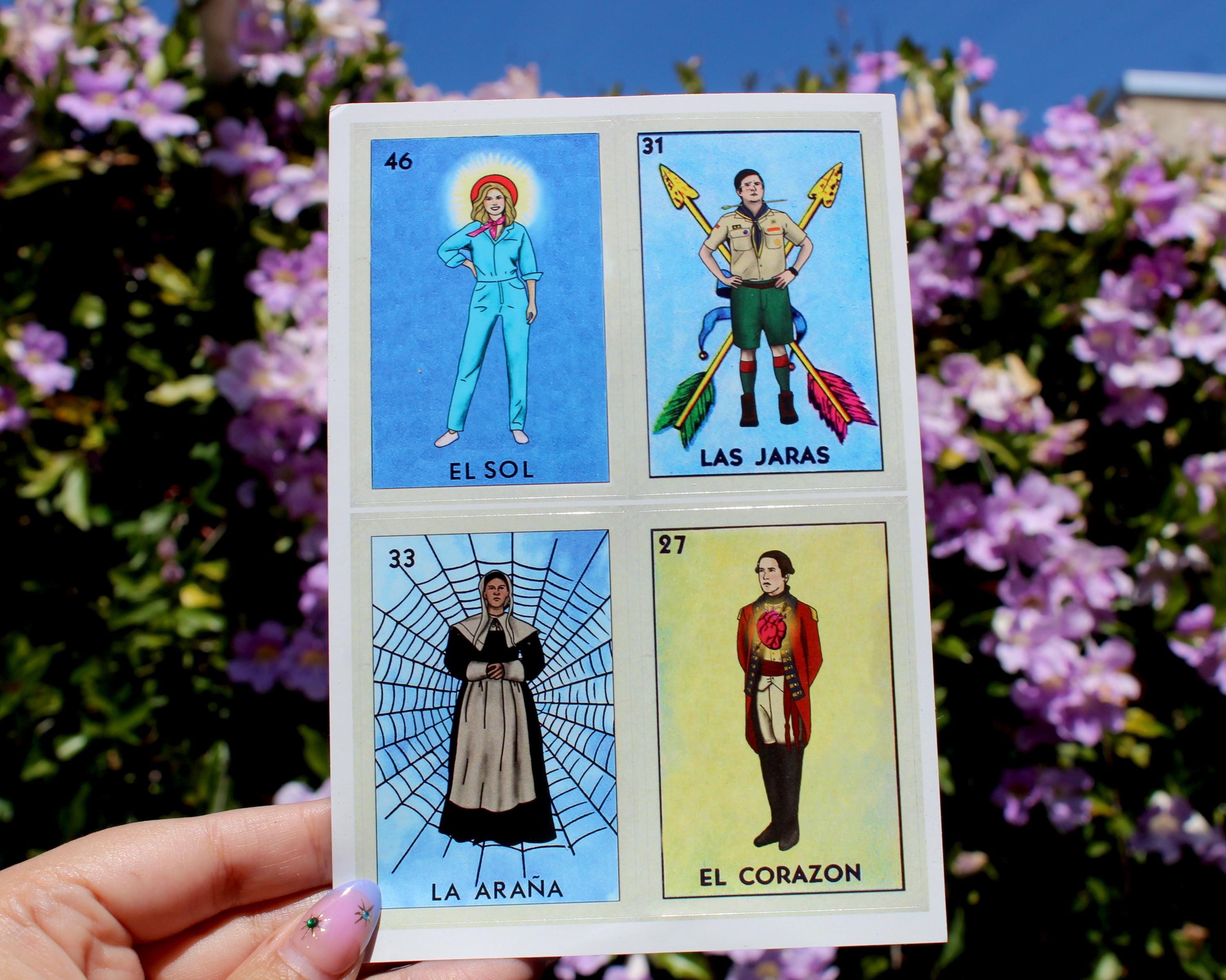 CBS Ghosts Loteria Card Stickers - Etsy