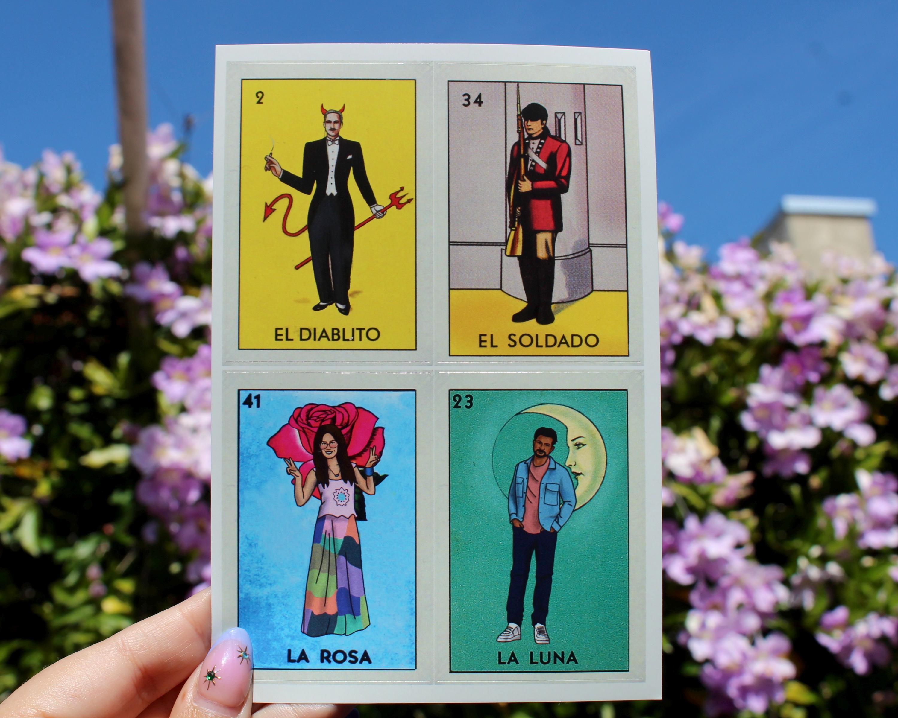 CBS Ghosts Loteria Card Stickers - Etsy