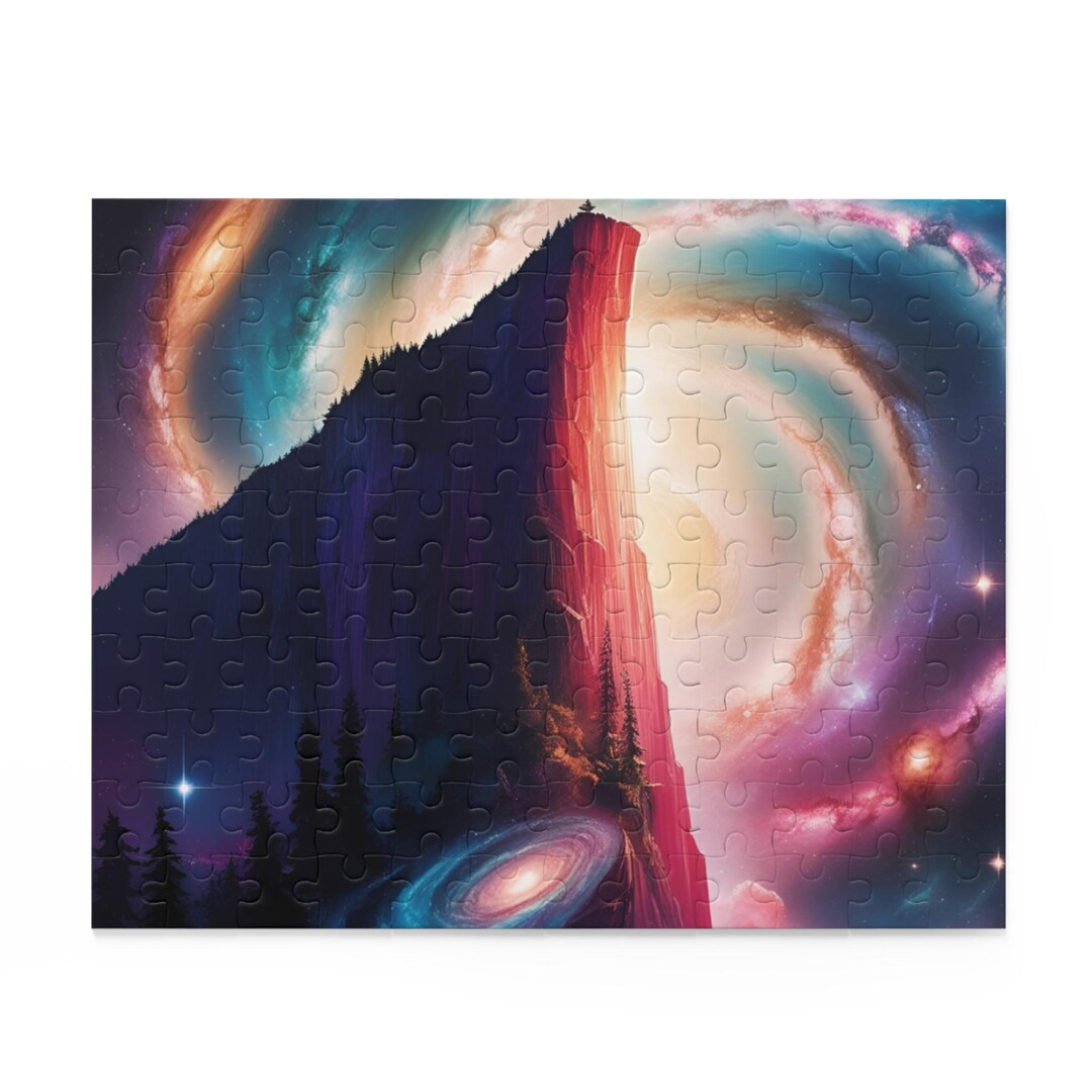 Space Cliff Puzzle (120, 252, 500-piece) - Cosmic Jigsaw Fun, Galaxy ...