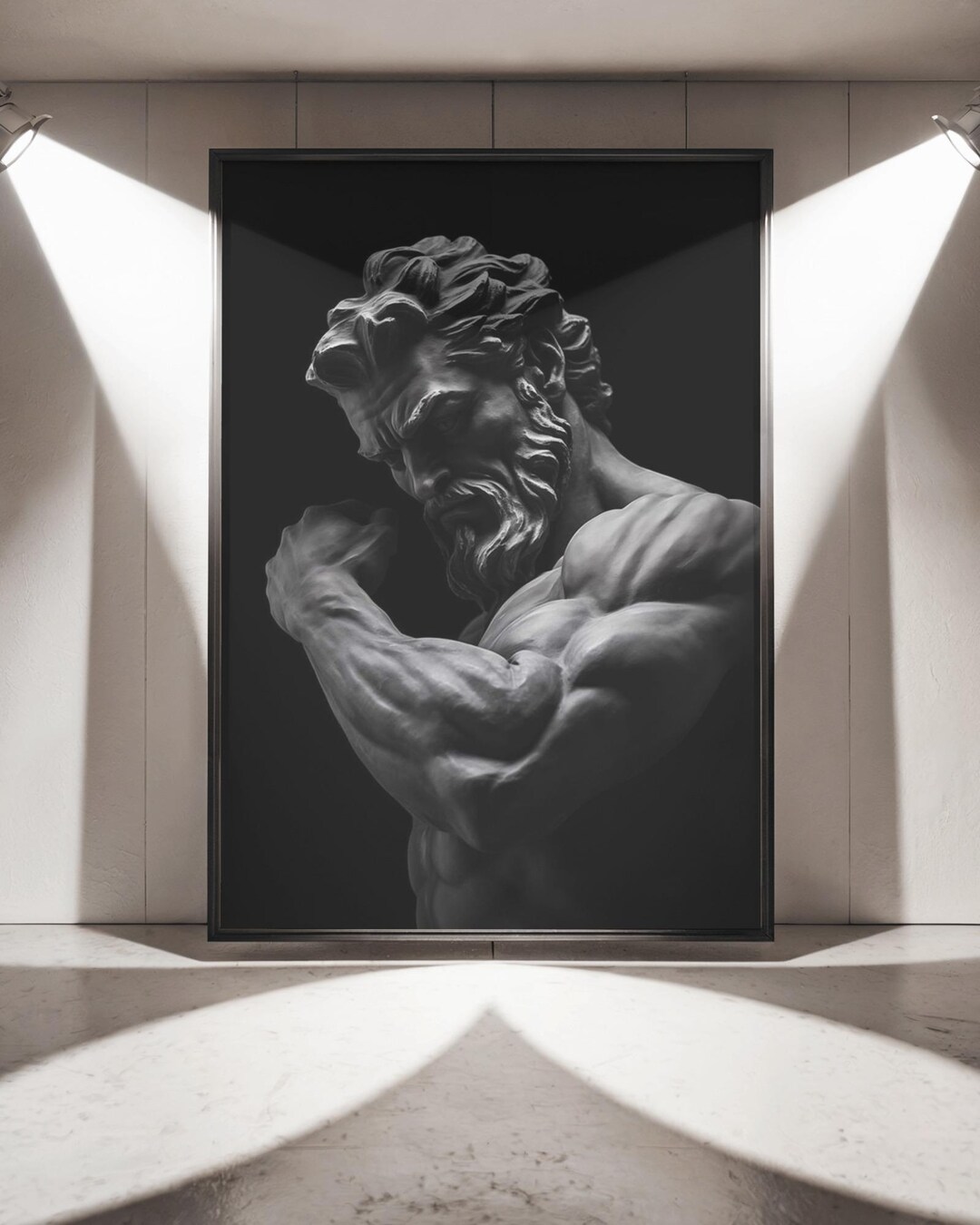 Greek God Motivational Poster - Inspirational Wall Art for Home ...
