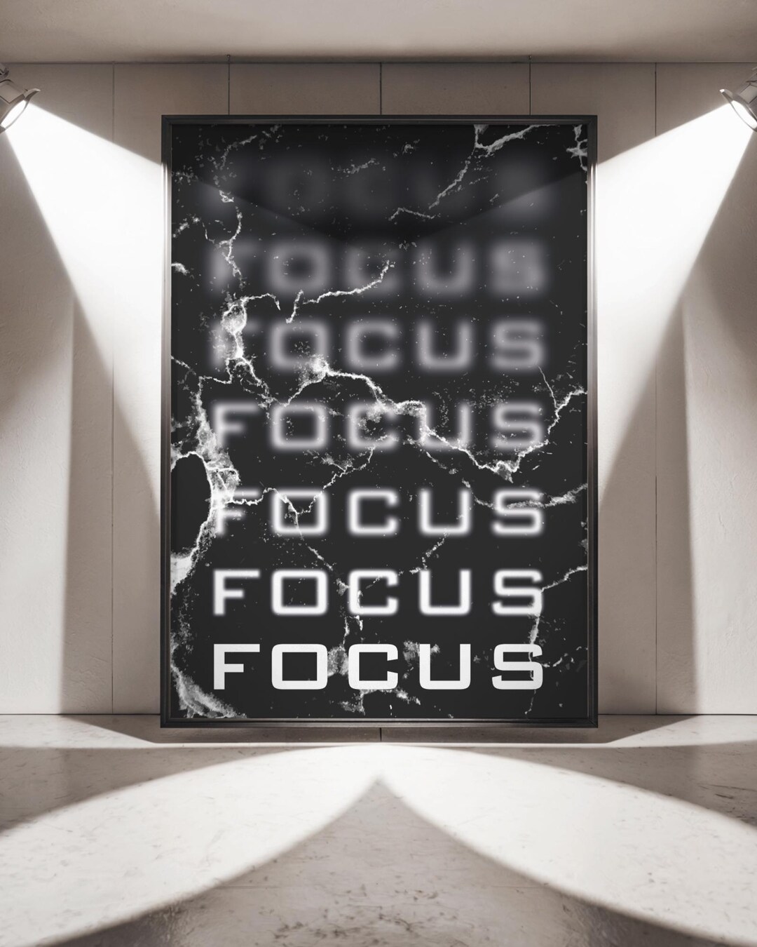 Focus Inspiring Motivational Poster | Premium Quality Art | Perfect for ...