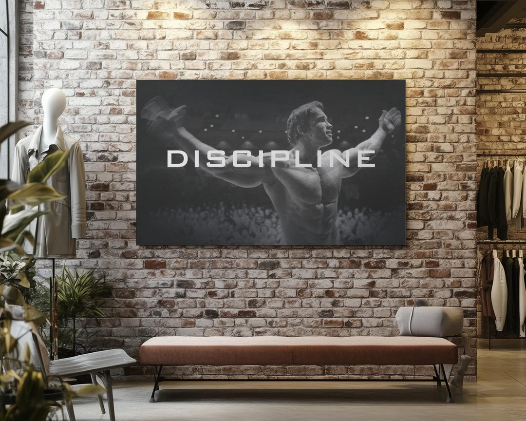 Discipline Motivational Poster - Inspiring Art Print for Home or Office ...