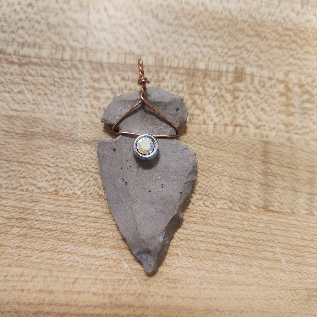 Authentic Colorado Arrowhead Pendant - Etsy