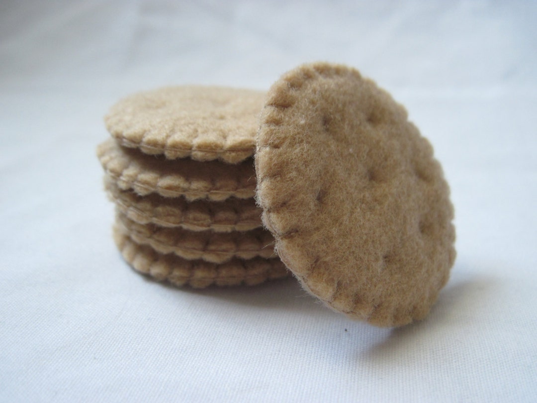 6 Felt Pretend Play Crackers - Etsy