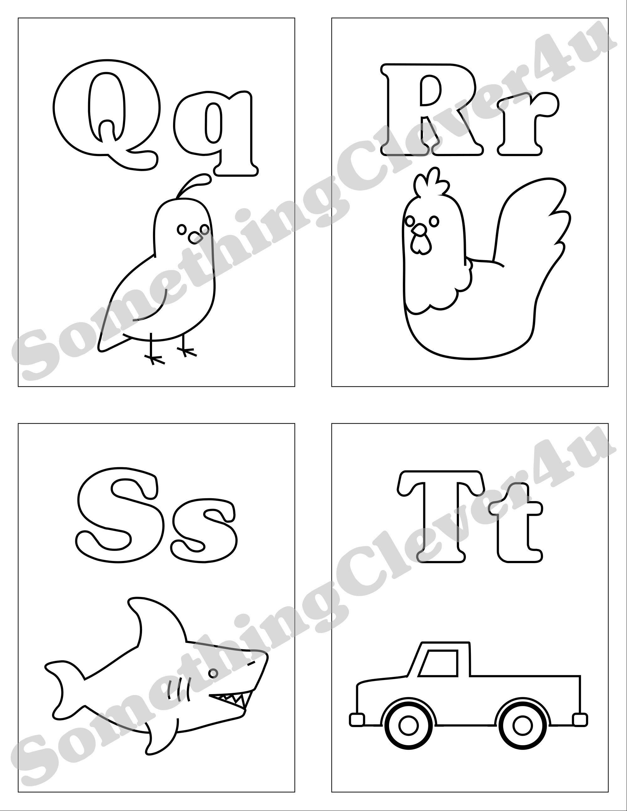 Printable PDF Alphabet & Number Cards Hand Drawn - Etsy