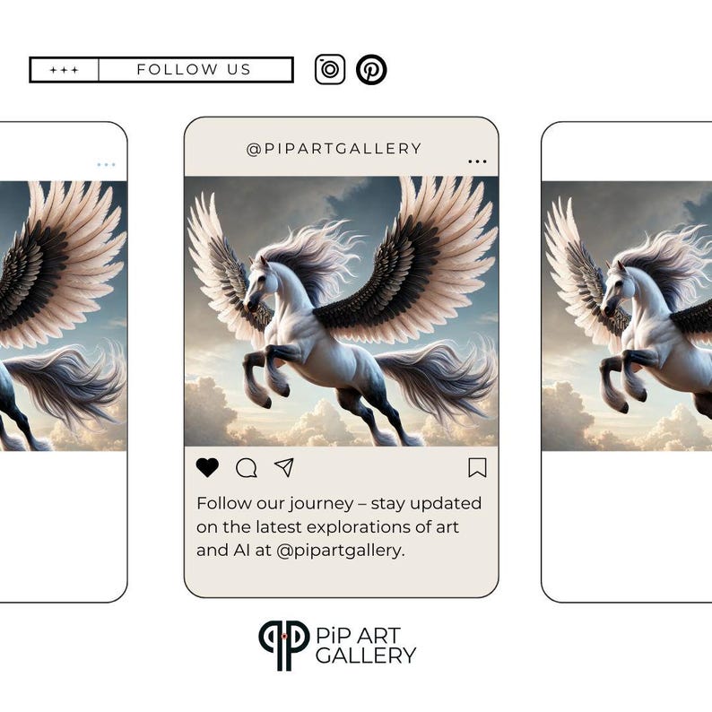 Majestic Pegasus Digital Art | Mythical Winged Horse | Instant Download - Etsy