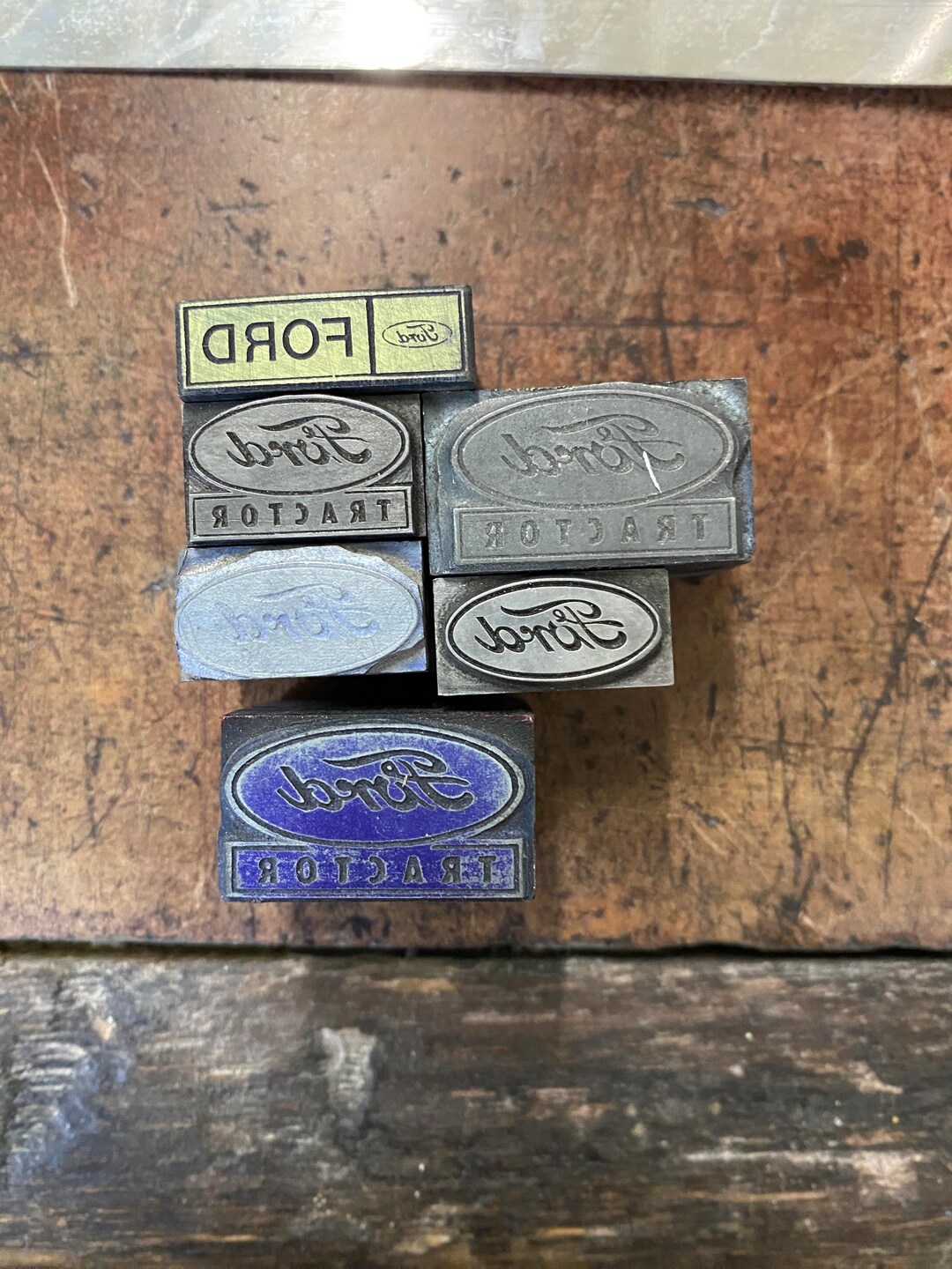 Ford Logo Letterpress Printing Cuts, Type Blocks, Letter Blocks, Stamps ...