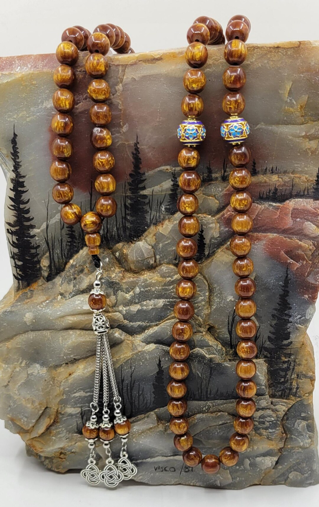 99 Beads Tesbeeh, Tesbih, Tespih, Masbah, Islamic Muslim Prayer Beads ...