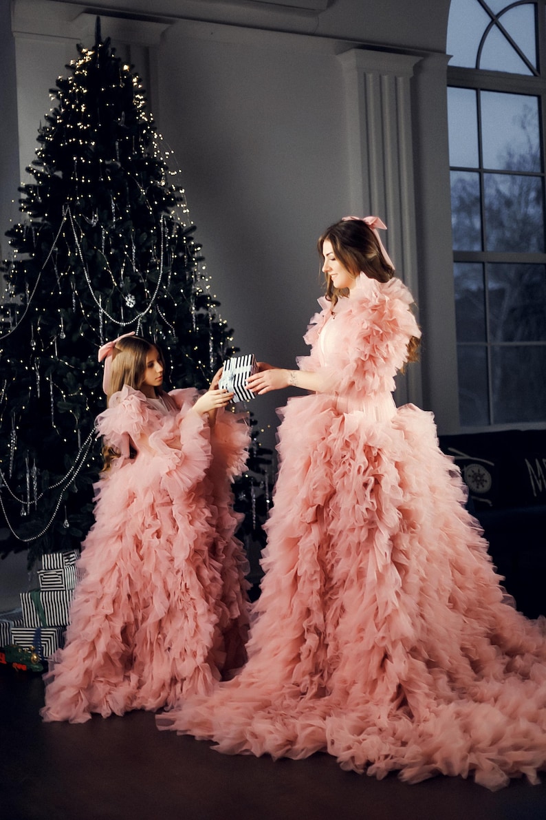 Luxury Fluffy Tulle Robe – Perfect for Photoshoots, Bridal Mornings ...