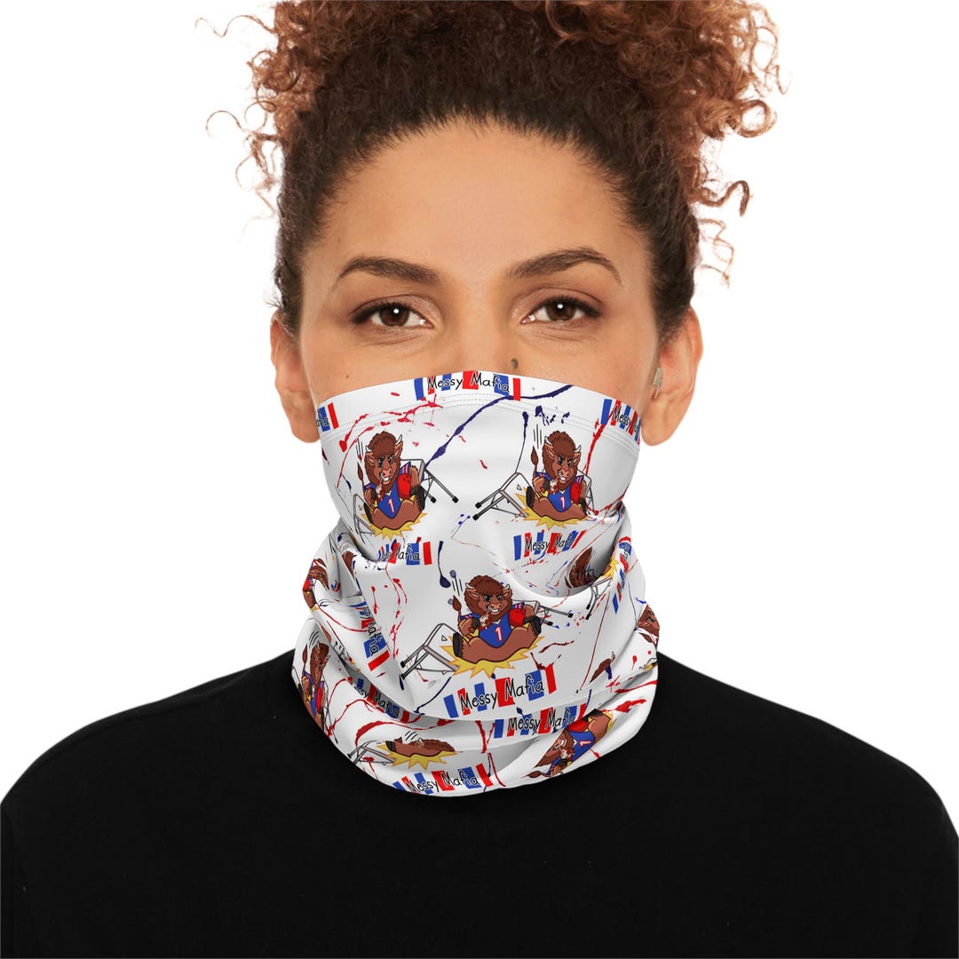 Winter Neck Gaiter With Drawstring - Etsy