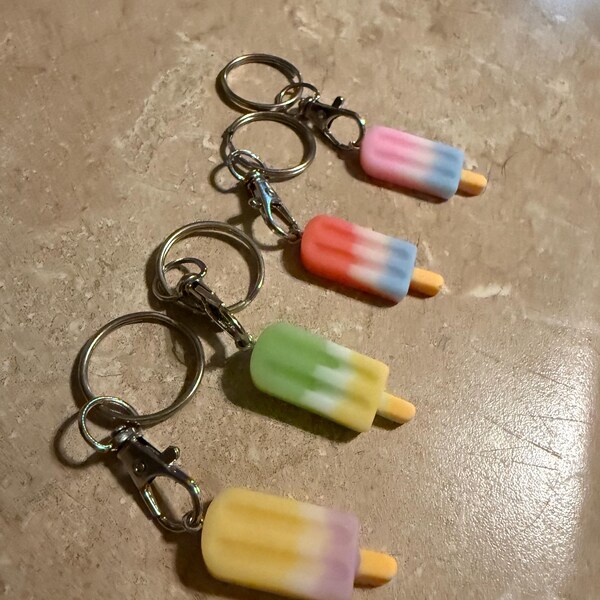Popsicle Keychain - Etsy