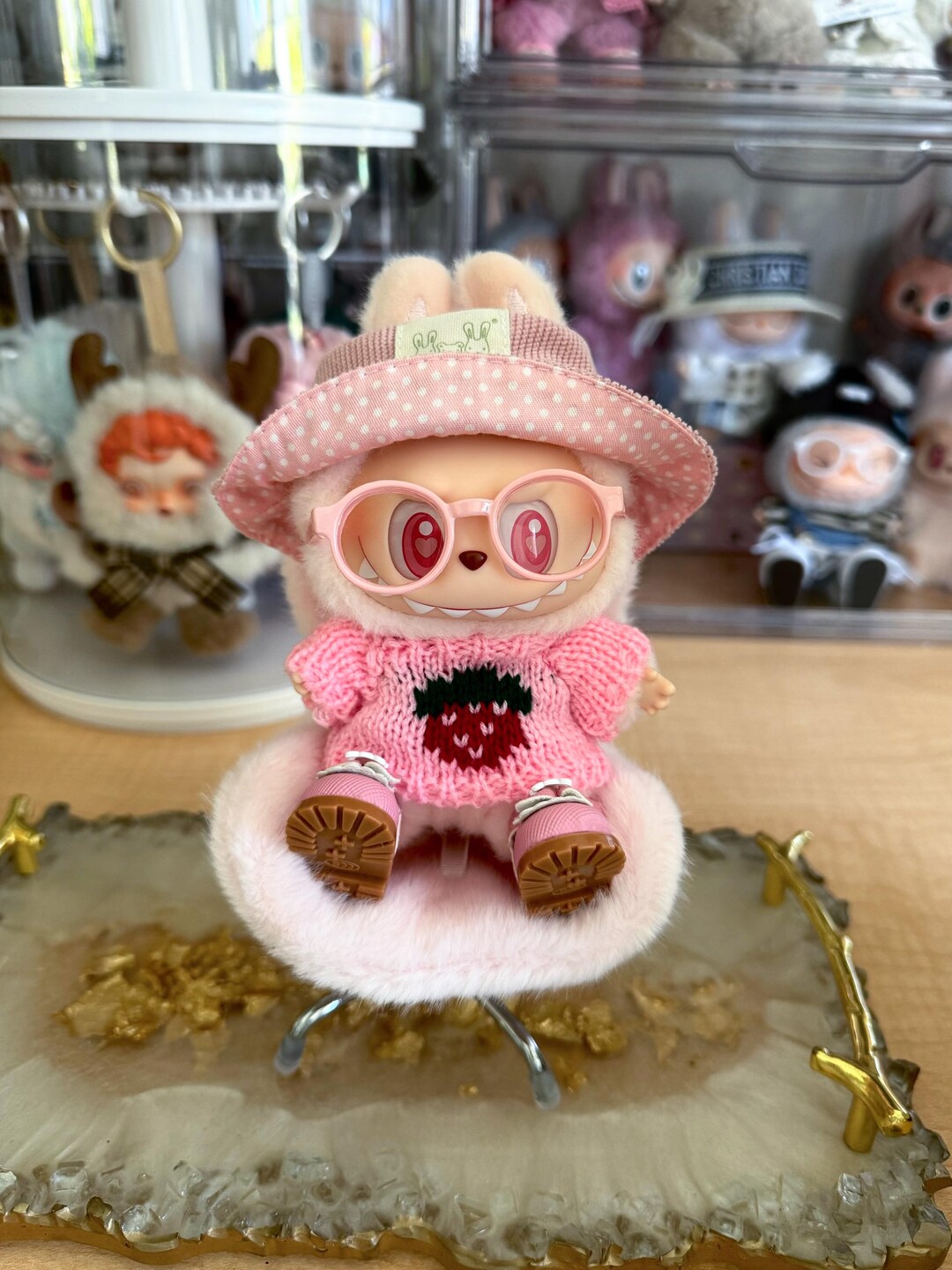 Labubu Clothes / Strawberry Set Pink - Etsy