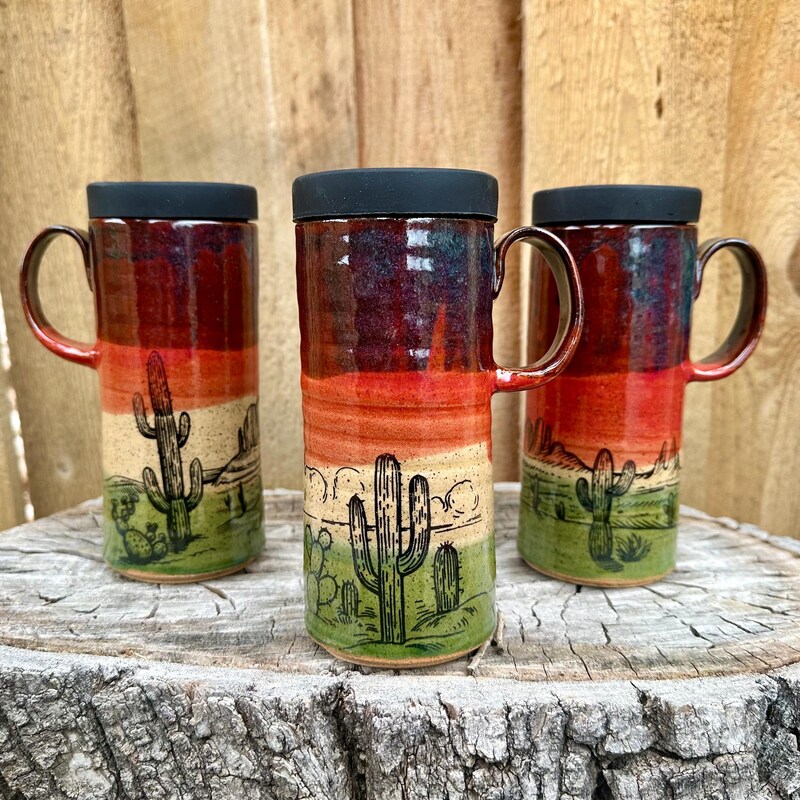 Pottery Travel Mug - Etsy