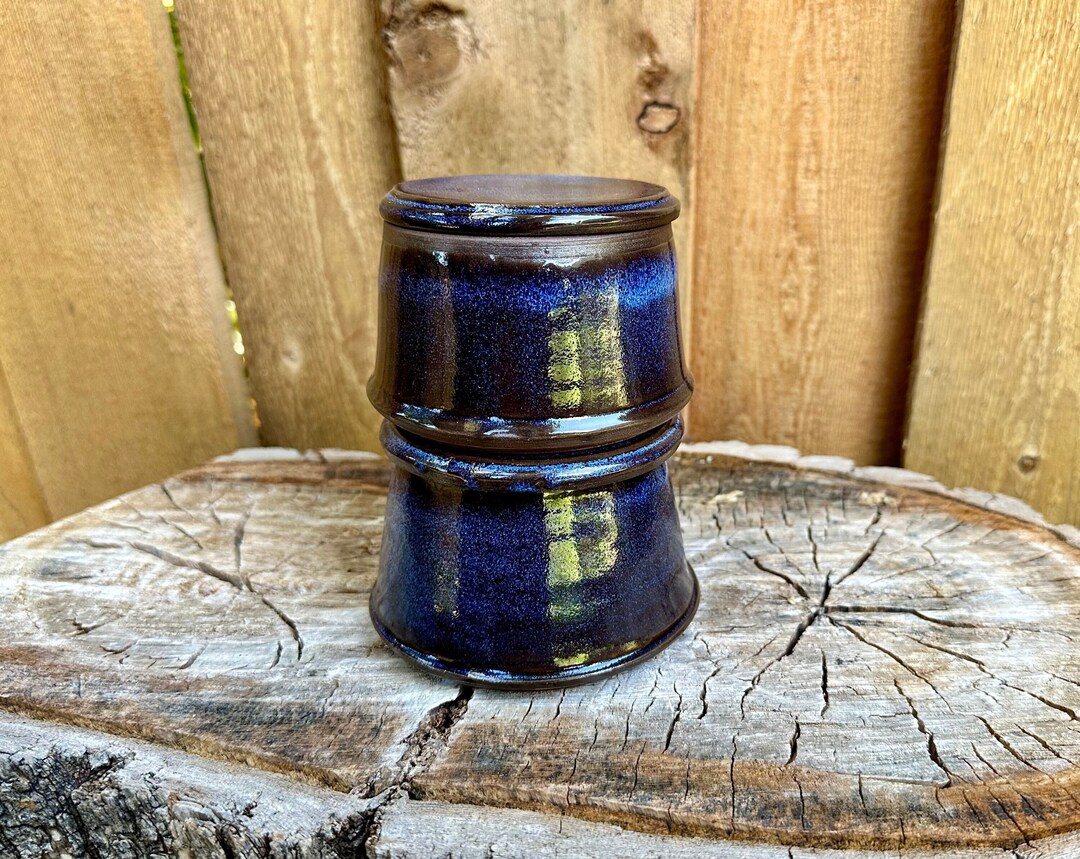Brilliant Blue Butter Keeper | Blue Butter Crock | Butter Crock ...