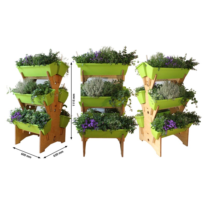 Raised Bed Plywood Frame for Planters | CNC Files in Dxf, Eps, Ai and ...