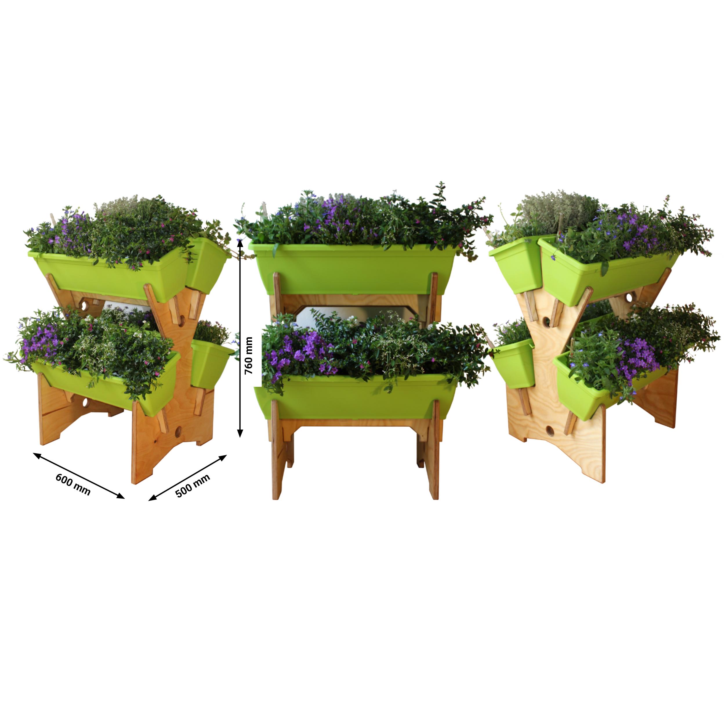 Raised Bed Plywood Frame for Planters | CNC Files in Dxf, Eps, Ai and ...